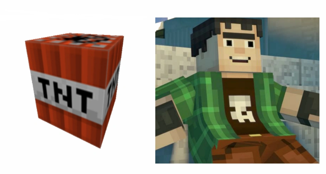Axel x TNT (TNxel) | Minecraft Story Mode Fanon Wiki | Fandom