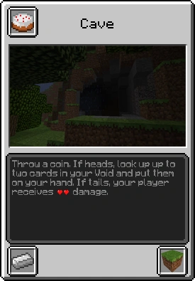 Cave | Minecraft Trading Card Game Wiki | Fandom