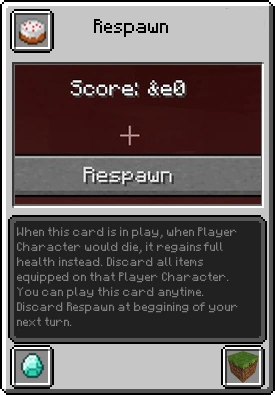 Respawn | Minecraft Trading Card Game Wiki | Fandom