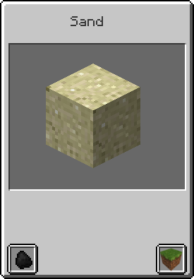Sand | Minecraft Trading Card Game Wiki | Fandom