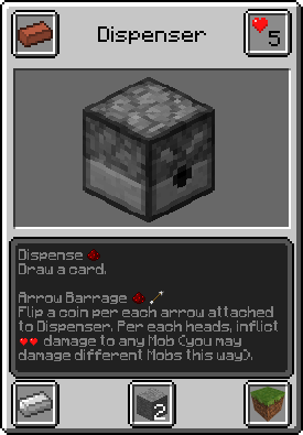 Dispenser | Minecraft Trading Card Game Wiki | Fandom