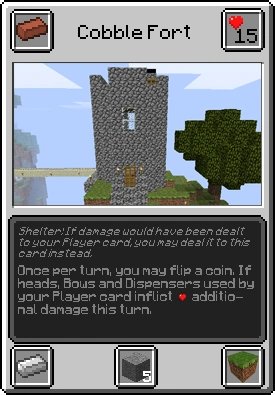 Cobble Fort | Minecraft Trading Card Game Wiki | Fandom