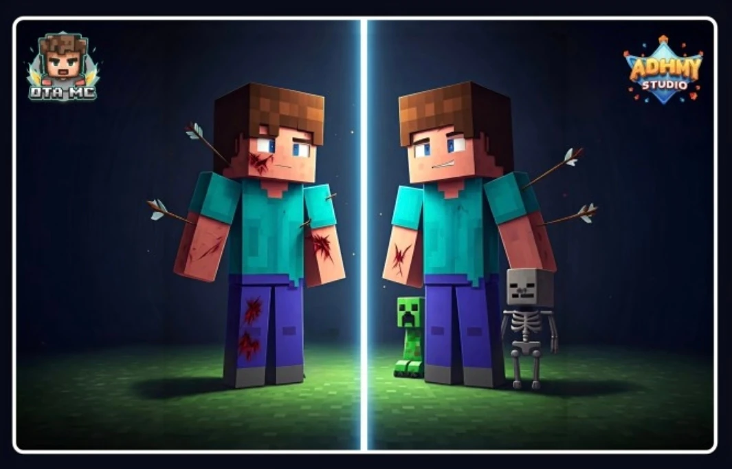 Minecraft, mas se você sofrer dano, um mob aleatório aparecerá em você. | Minepédia Brasil Wiki ...