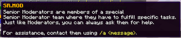 Senior Moderator | Mineplex Wiki | Fandom