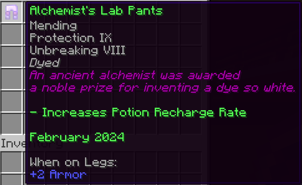 Alchemist's Lab Pants | Minewind Wiki | Fandom
