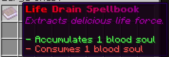 Life Drain Spellbook | Minewind Wiki | Fandom