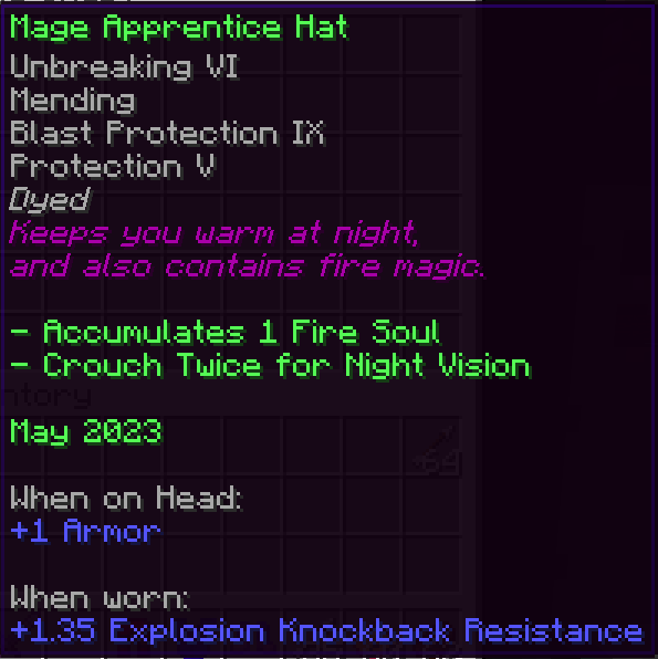Mage Apprentice Hat | Minewind Wiki | Fandom