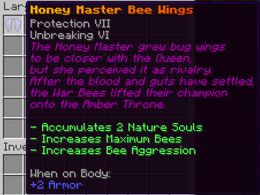 Honey Master Bee Wings | Minewind Wiki | Fandom