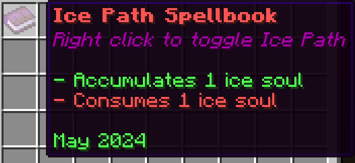 Ice Path Spellbook | Minewind Wiki | Fandom