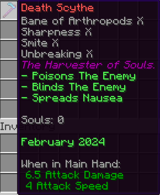 Death Scythe | Minewind Wiki | Fandom
