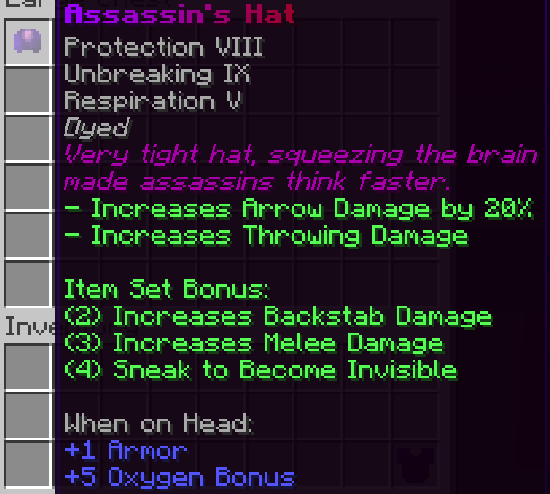 Assassin's Hat | Minewind Wiki | Fandom