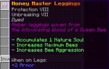 Honey Master Leggings | Minewind Wiki | Fandom