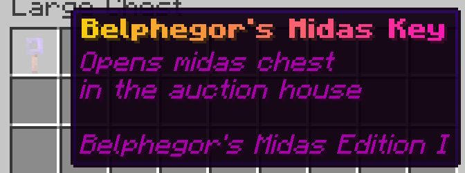 Belphegor's Midas Key | Minewind Wiki | Fandom