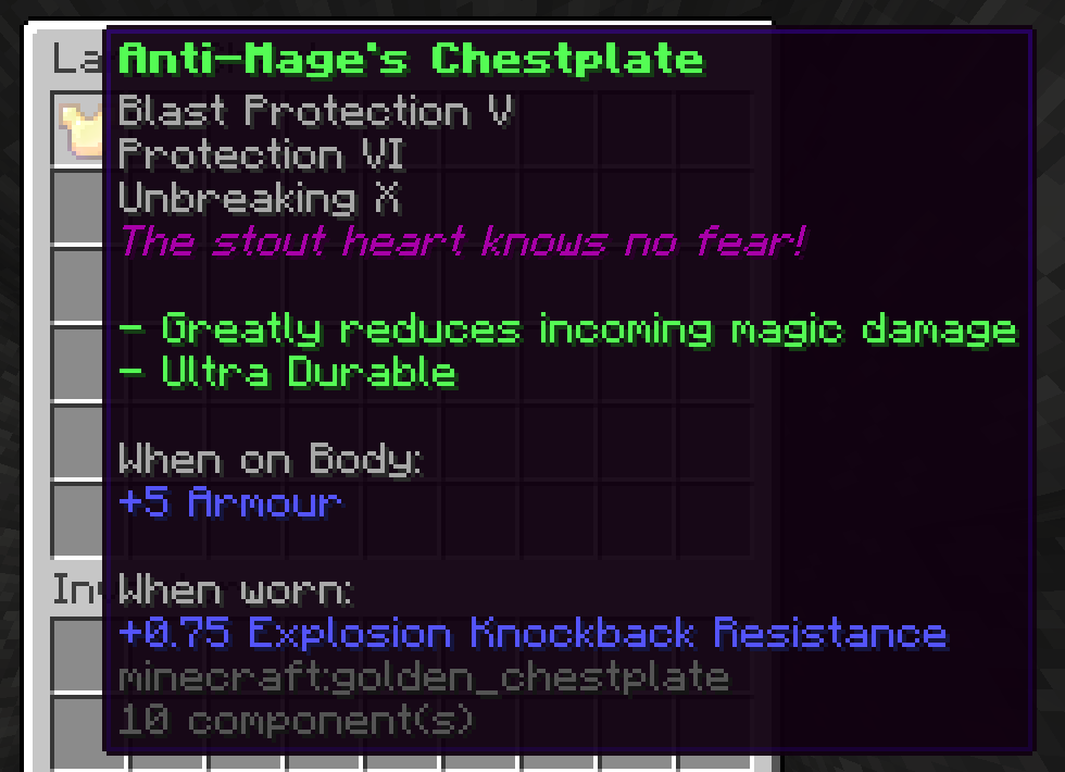 Anti-Mage's Chestplate | Minewind Wiki | Fandom