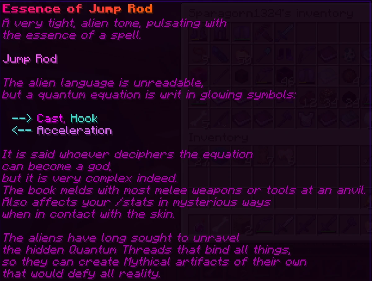 Essence of Jump Rod | Minewind Wiki | Fandom