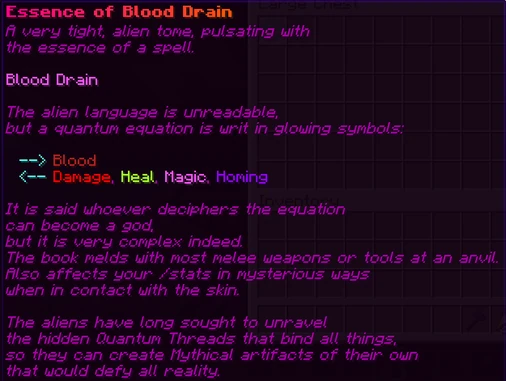 Essence of Blood Drain | Minewind Wiki | Fandom