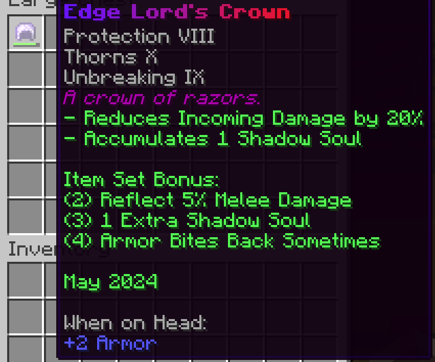 Edge Lord's Crown | Minewind Wiki | Fandom