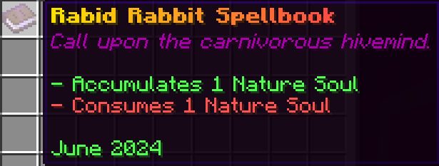Rabid Rabbit Spellbook | Minewind Wiki | Fandom