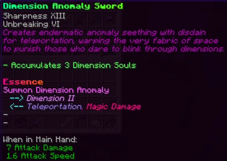 Dimension Anomaly Tools | Minewind Wiki | Fandom
