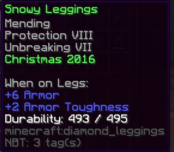Snowy Leggings 2016 | Minewind Wiki | Fandom