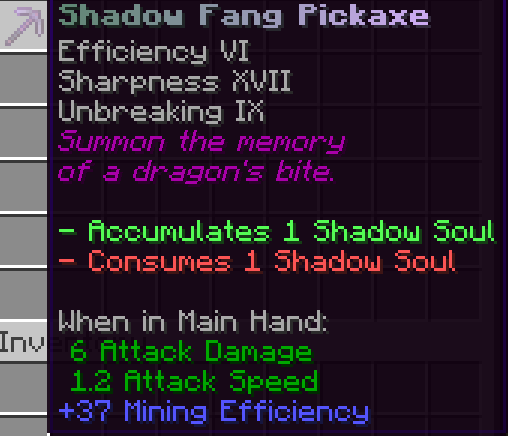 Shadow Fang Tools | Minewind Wiki | Fandom