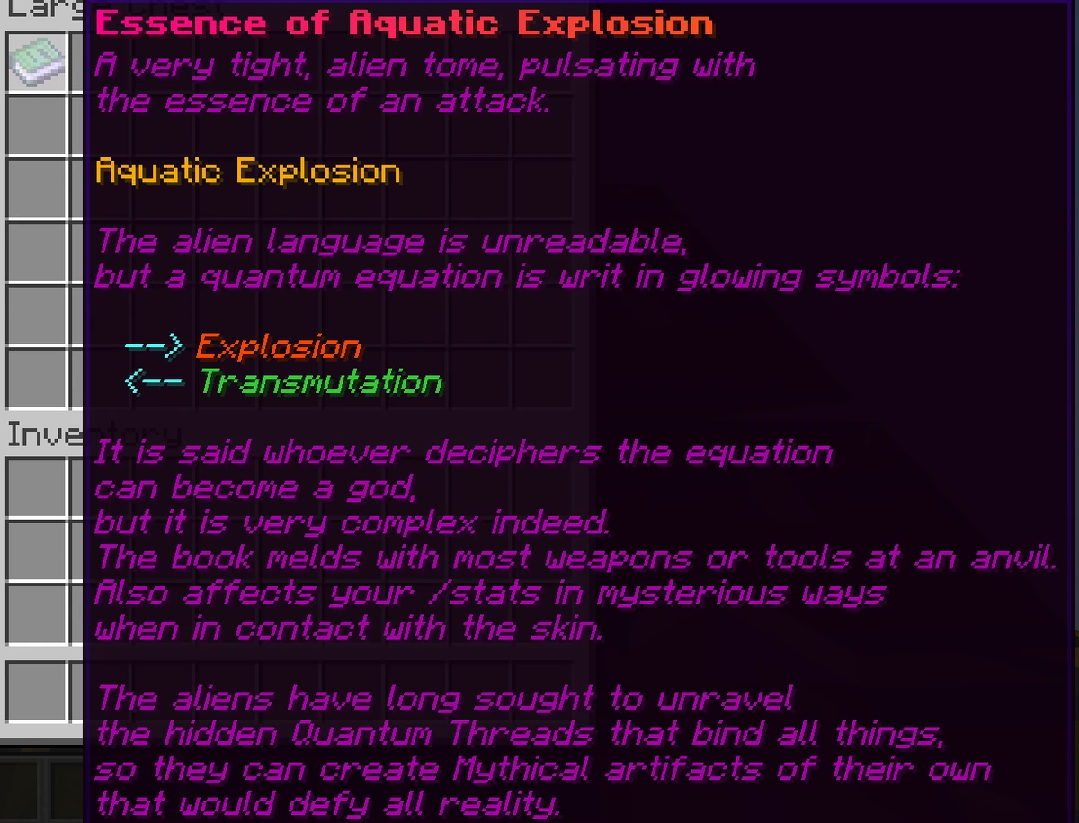 Essence of Aquatic Explosion | Minewind Wiki | Fandom