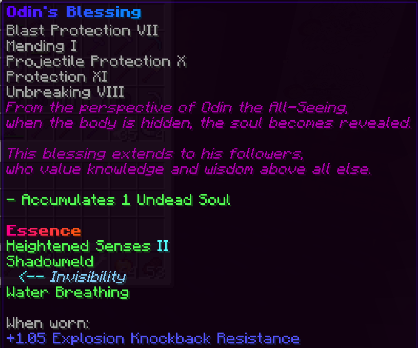 Odin's Blessing Elytra | Minewind Wiki | Fandom