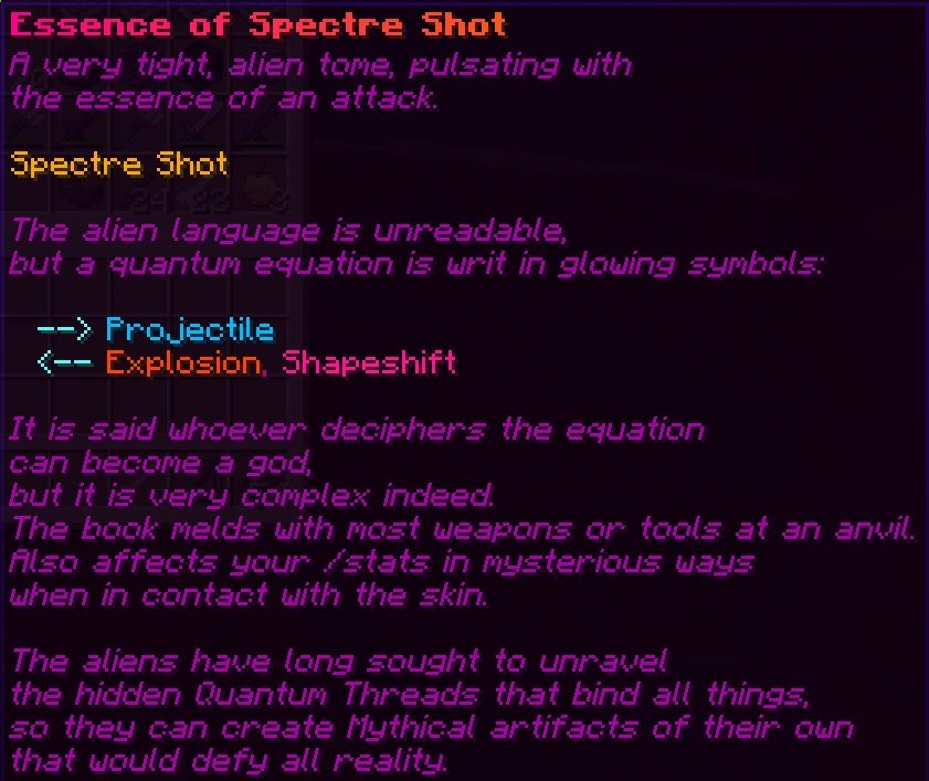 Essence of Spectre Shot | Minewind Wiki | Fandom