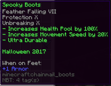 Spooky Boots | Minewind Wiki | Fandom