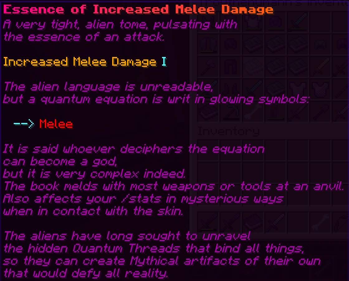 Essence of Increased Melee Damage | Minewind Wiki | Fandom