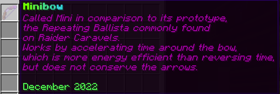 Minibow | Minewind Wiki | Fandom