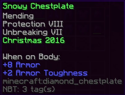 Snowy Chestplate 2016 | Minewind Wiki | Fandom