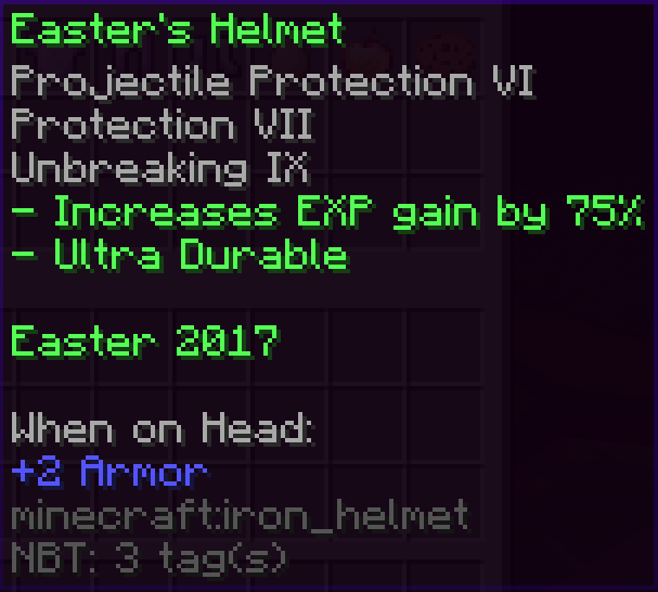 Easter's Helmet 2017 | Minewind Wiki | Fandom