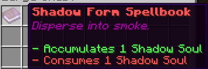 Shadow Form Spellbook | Minewind Wiki | Fandom