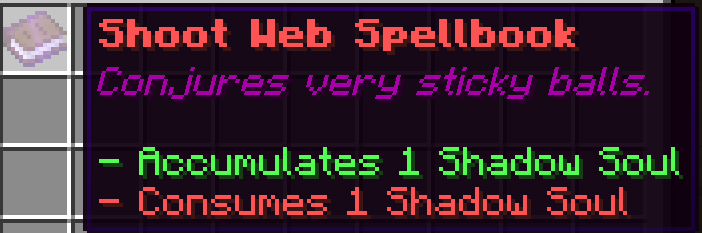 Shoot Web Spellbook | Minewind Wiki | Fandom