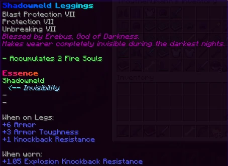 Shadowmeld Leggings | Minewind Wiki | Fandom