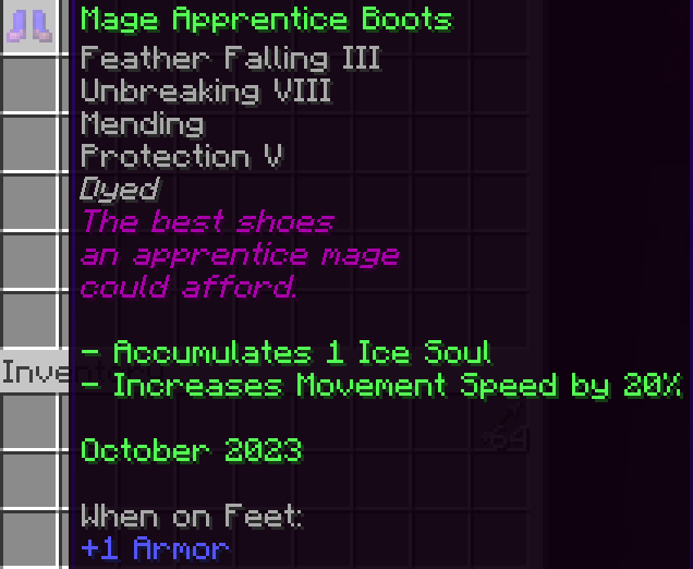 Mage Apprentice Boots Minewind Wiki Fandom