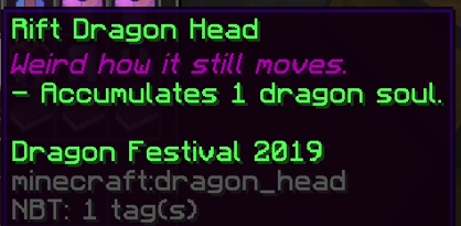 Dragon Festival Rift Dragon Head 2019 | Minewind Wiki | Fandom