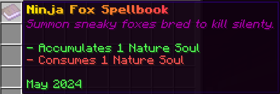 Ninja Fox Spellbook | Minewind Wiki | Fandom