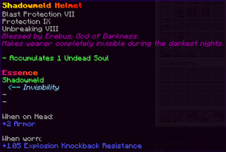 Shadowmeld Helmet | Minewind Wiki | Fandom