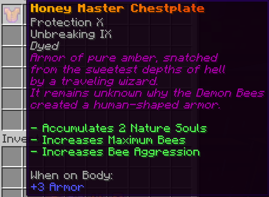Honey Master Chestplate | Minewind Wiki | Fandom