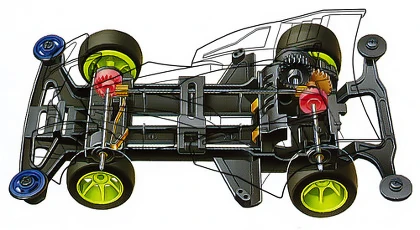 Super TZ Chassis | Mini 4WD Wiki | Fandom