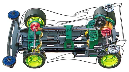 Super-1 Chassis | Mini 4WD Wiki | Fandom