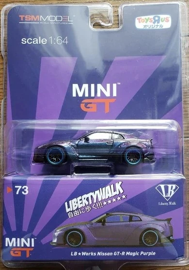 LB★WORKS Nissan GT-R (R35) Magic Purple w/ Carbon Fiber | MINI GT Wiki ...