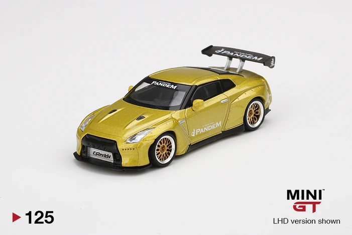 Pandem Nissan GT-R (R35) Cosmopolitan Yellow GT Wing | MINI GT Wiki ...
