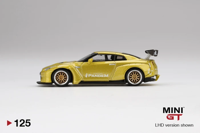 Pandem Nissan GT-R (R35) Cosmopolitan Yellow GT Wing | MINI GT Wiki ...