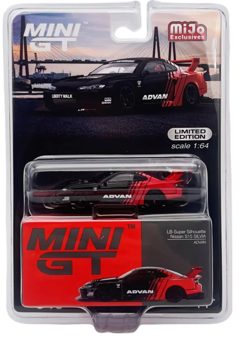 Nissan LB-Super Silhouette S15 Silvia ADVAN | MINI GT Wiki | Fandom