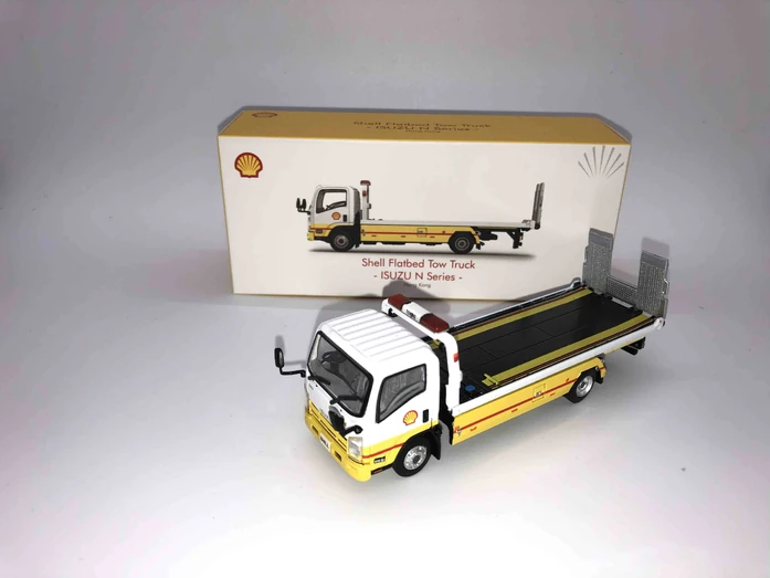 Shell Flatbed Tow Truck - ISUZU N Series - Hong Kong | MINI GT Wiki ...