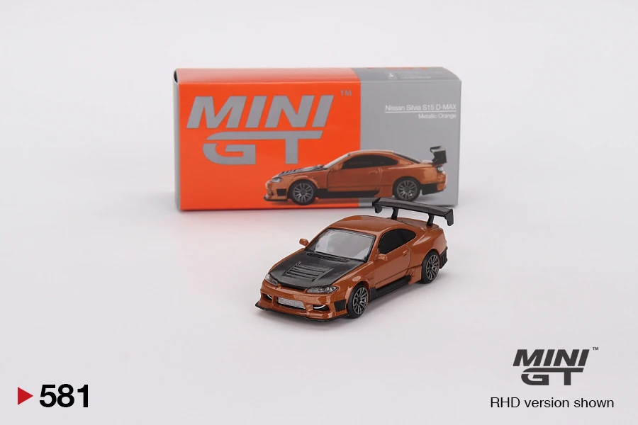 Nissan Silvia S15 D-MAX Metallic Orange | MINI GT Wiki | Fandom