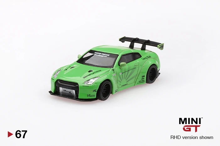 LB★WORKS Nissan GT-R (R35) Light Green Type 1, Rear Wing ver 1 | MINI ...